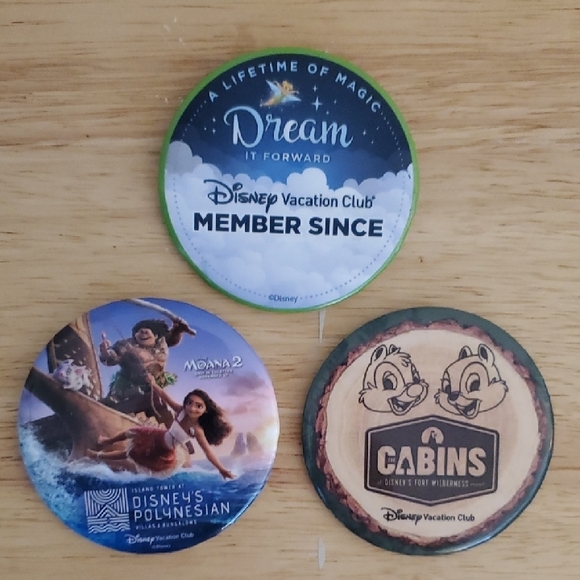 Disney | Accents | Disney Dvc Vacation Club Member Pins | Poshmark